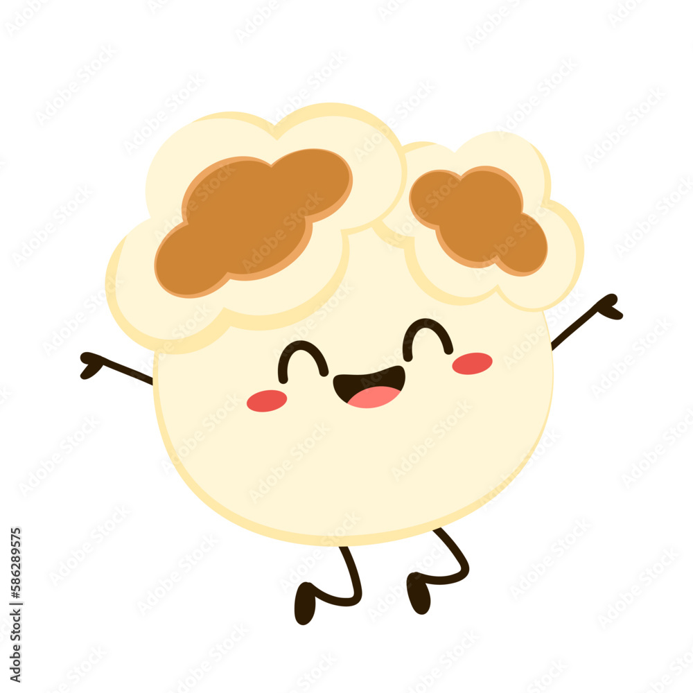 Popcorn cartoon. Vector mascot, cartoon and illustration of a corn ...