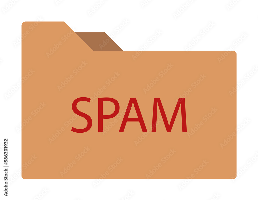 spam folder icon. Element of cyber security icon for mobile concept and ...
