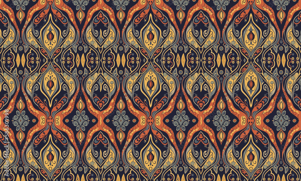 Ikat Symphony, Harmonizing Colors and Patterns in Fashion, Home Decor ...