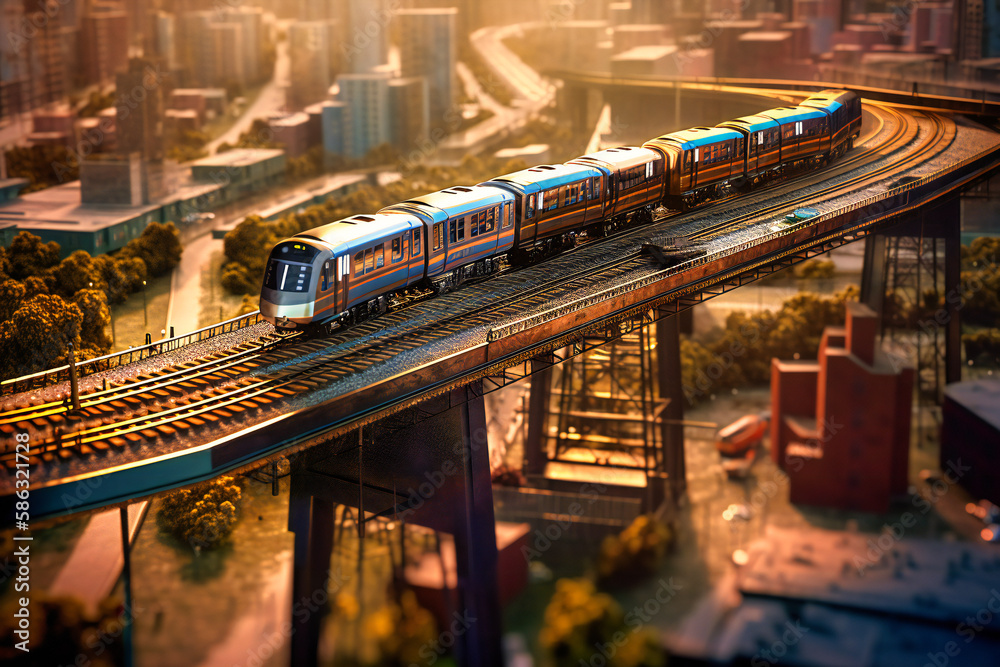 Levitating trains defy gravity, coursing over a revolutionary railway ...