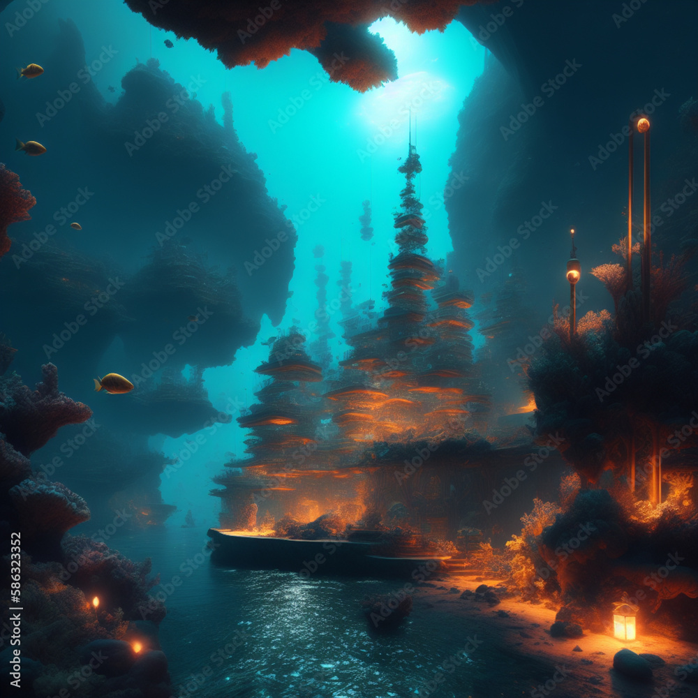 Explore the mysterious deep sea with surreal images of underwater ...