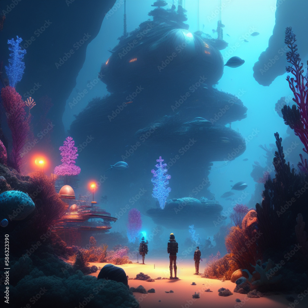 Explore the mysterious deep sea with surreal images of underwater ...