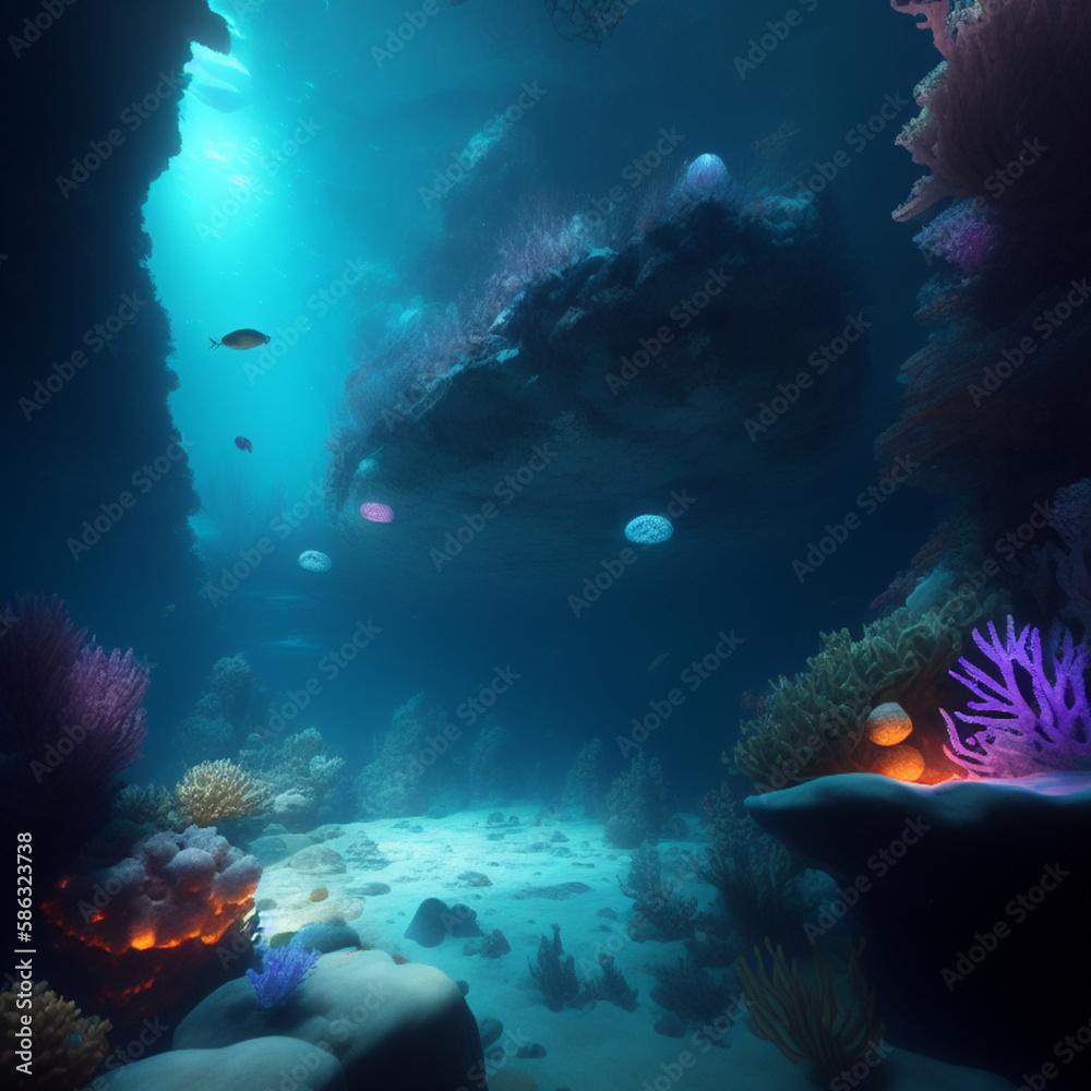 Explore the mysterious deep sea with surreal images of underwater ...