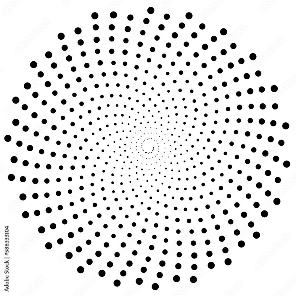 Fibonacci Spiral Patterns In Vector Mathematical Morphology