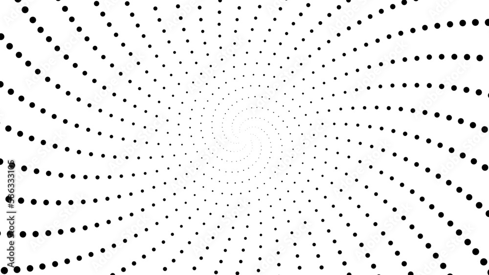 Fibonacci spiral patterns in vector. Mathematical morphology ...