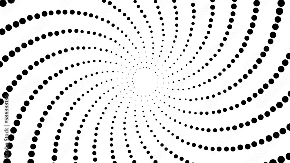 Fibonacci spiral patterns in vector. Mathematical morphology ...