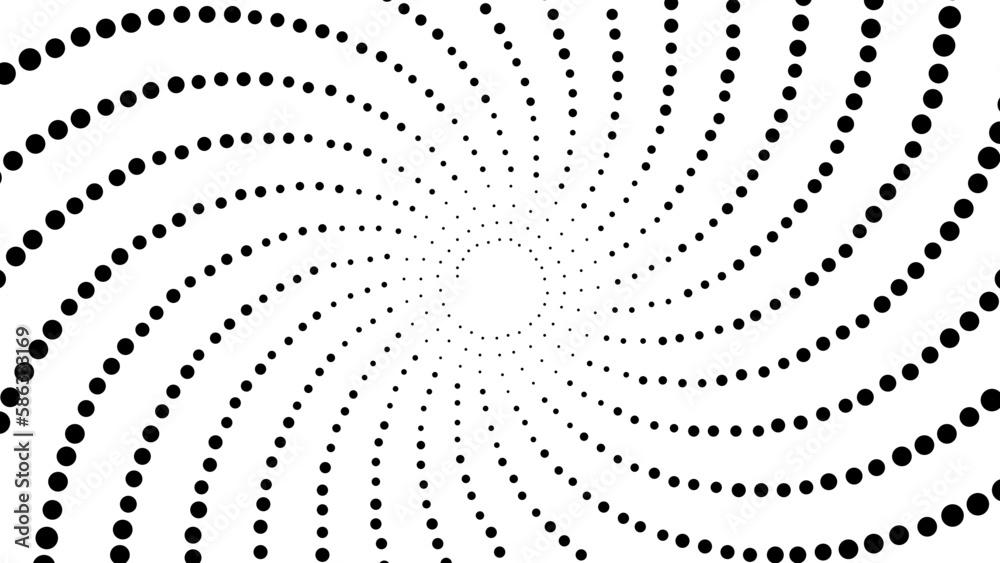 Fibonacci spiral patterns in vector. Mathematical morphology ...