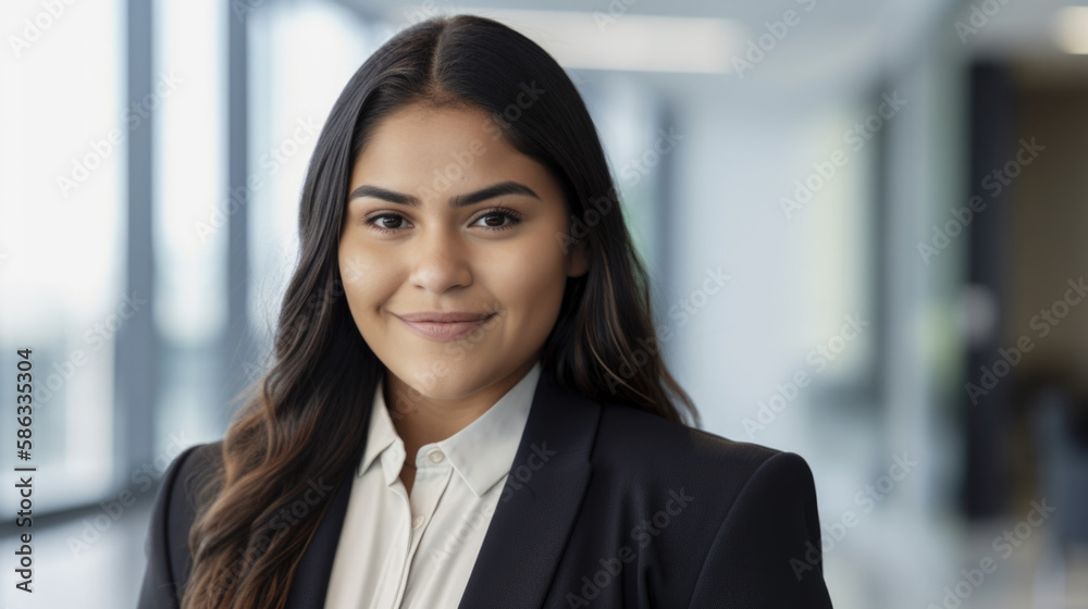 Portrait of a Well Dressed Professional Indigenous First Nations ...