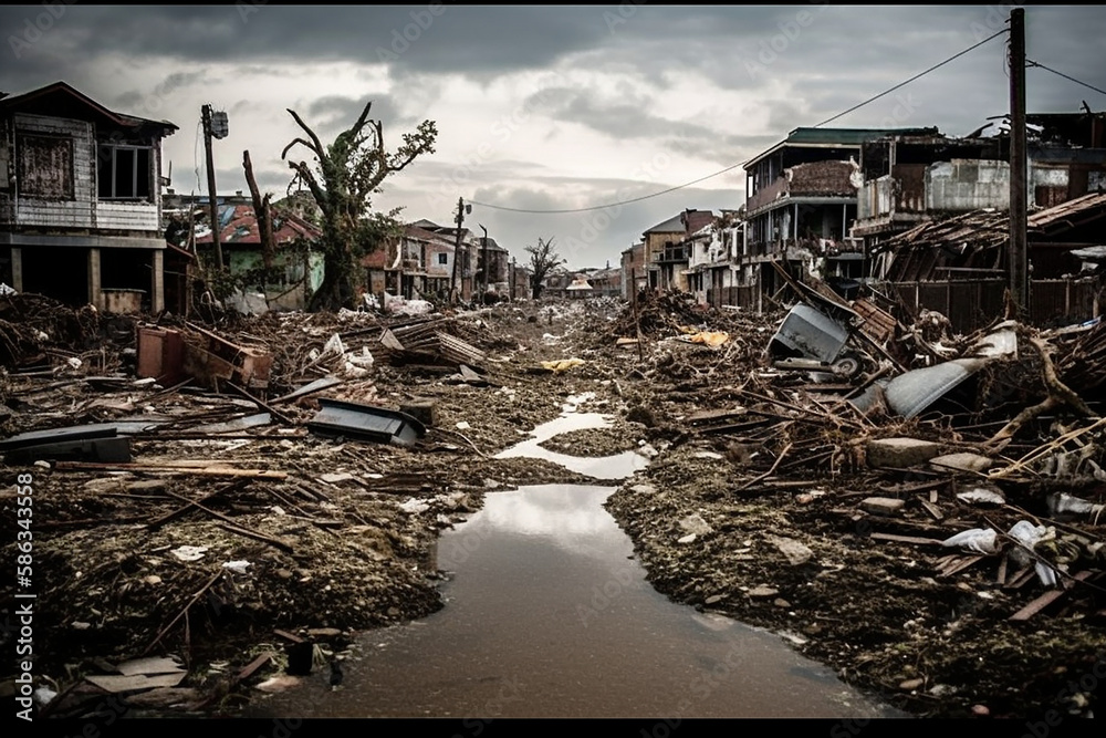 A World Ravaged By Extreme Weather Conditions, With Frequent Storms ...