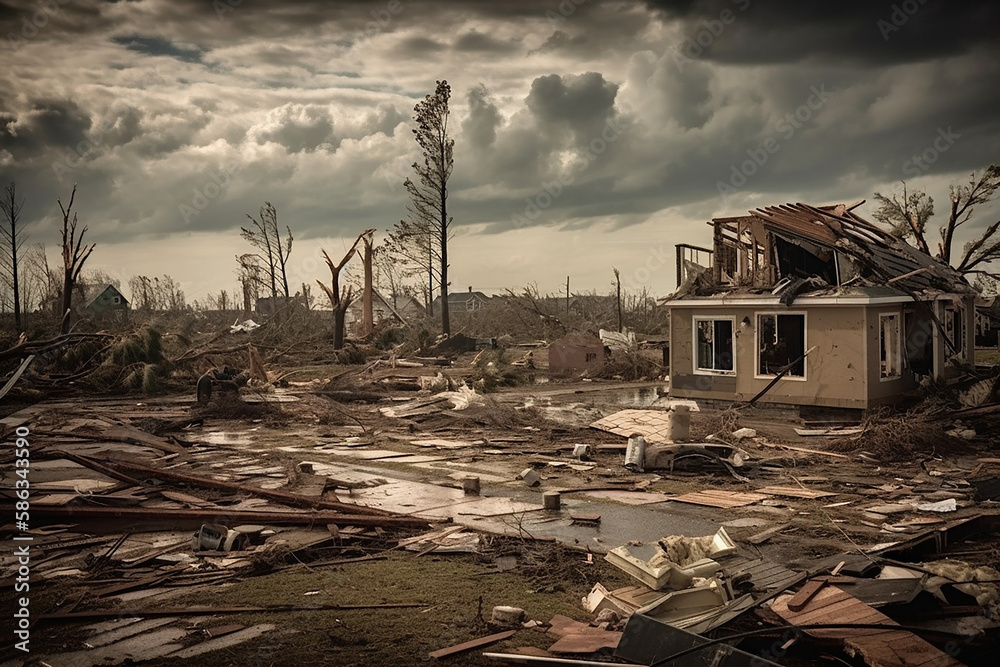 A World Ravaged By Extreme Weather Conditions, With Frequent Storms ...