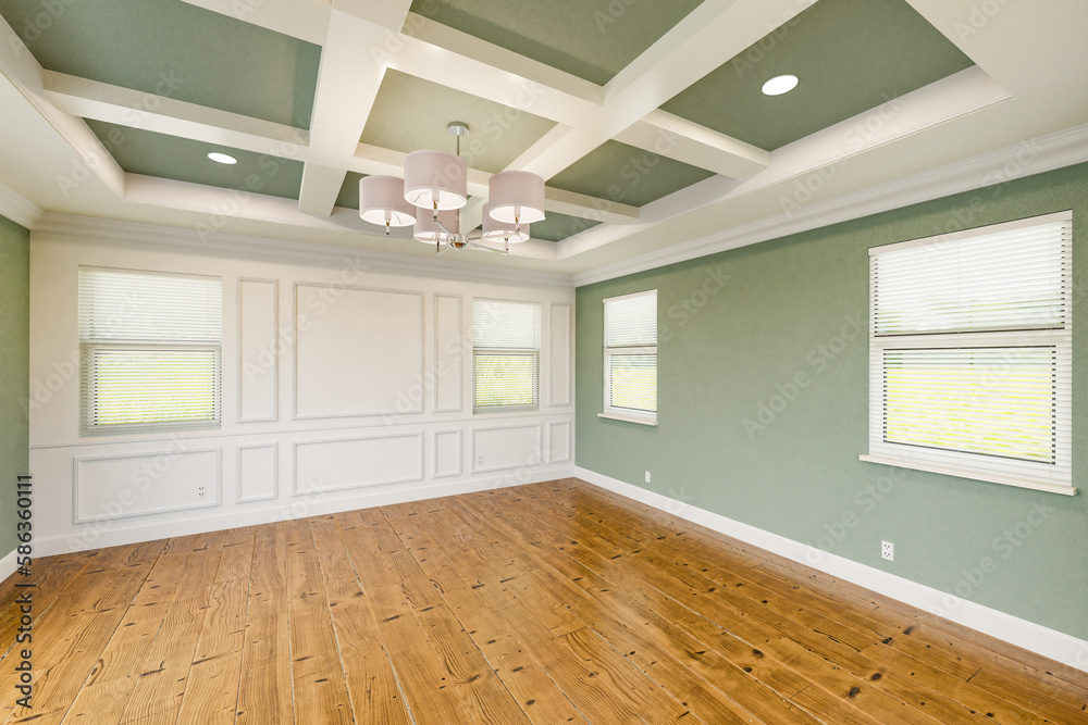 Beautiful Light Green Custom Master Bedroom Complete with Entire ...