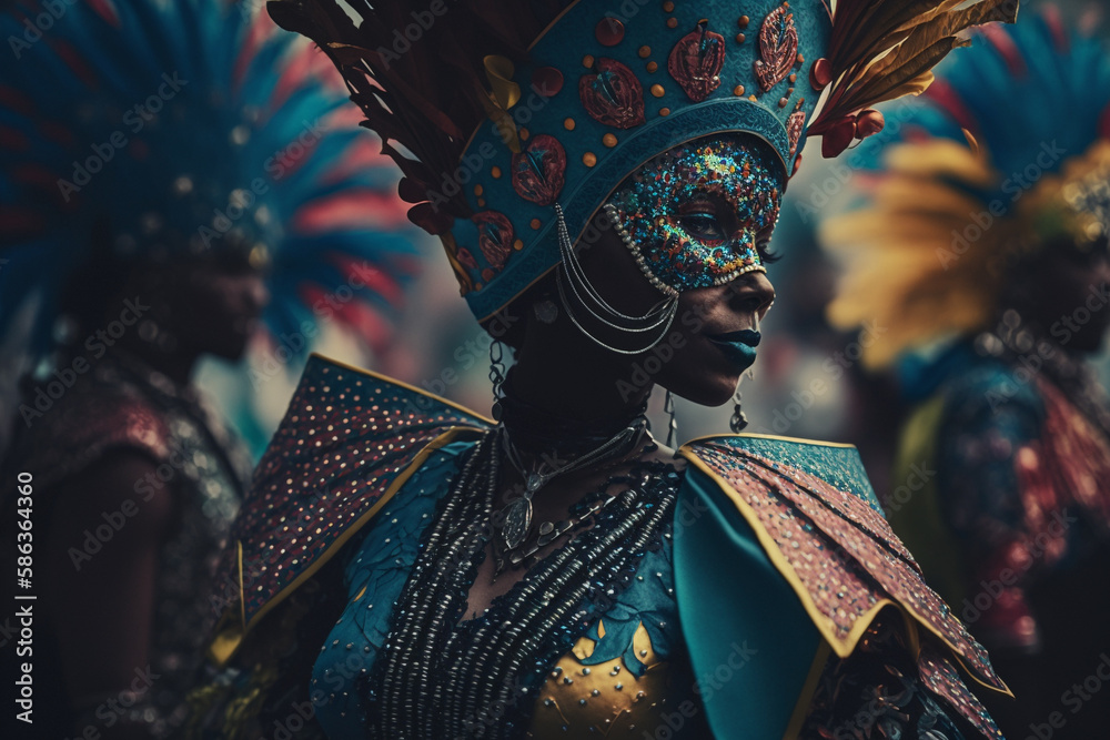 Caribbean Carnival Masks