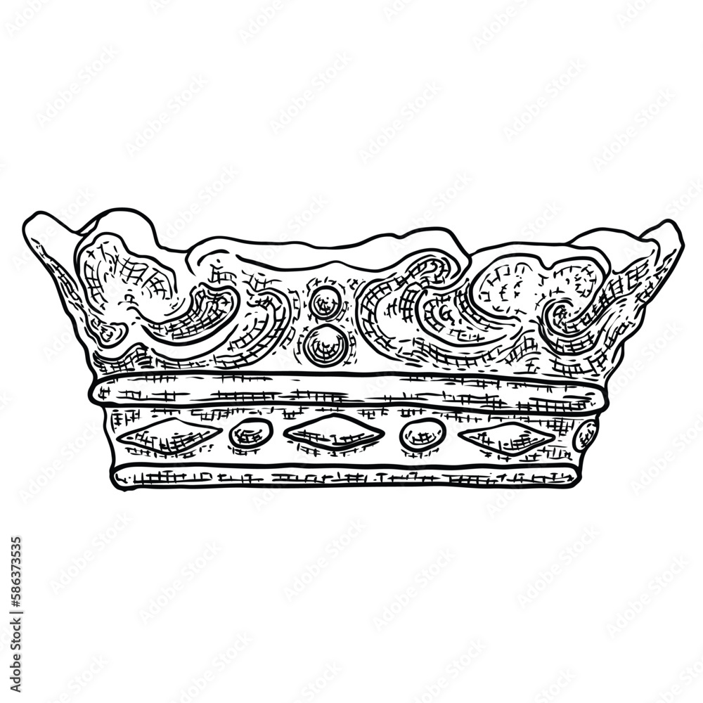 Christian traditional crown of Saint Mary, the mother of Jesus. Named ...