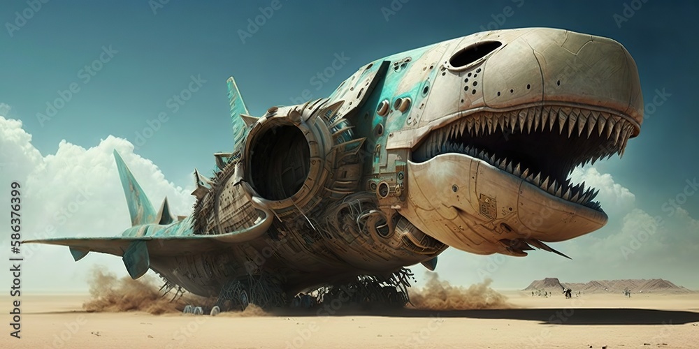 Monster aircraft suffers from fear of heights, concept of Aircraft ...