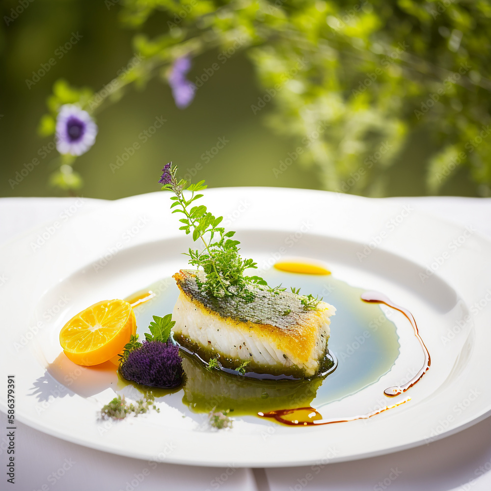 The Perfect Bite: Delicious Roasted Fish Filet with a Spring and Summer ...