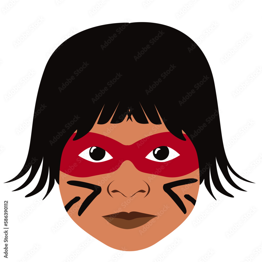 Póster dia do índio, indigena, indio, indigena amazonico, indigena ...