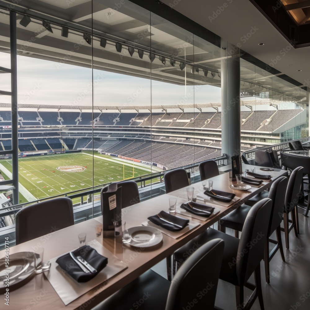 luxurious stadium box seats Stock Illustration | Adobe Stock