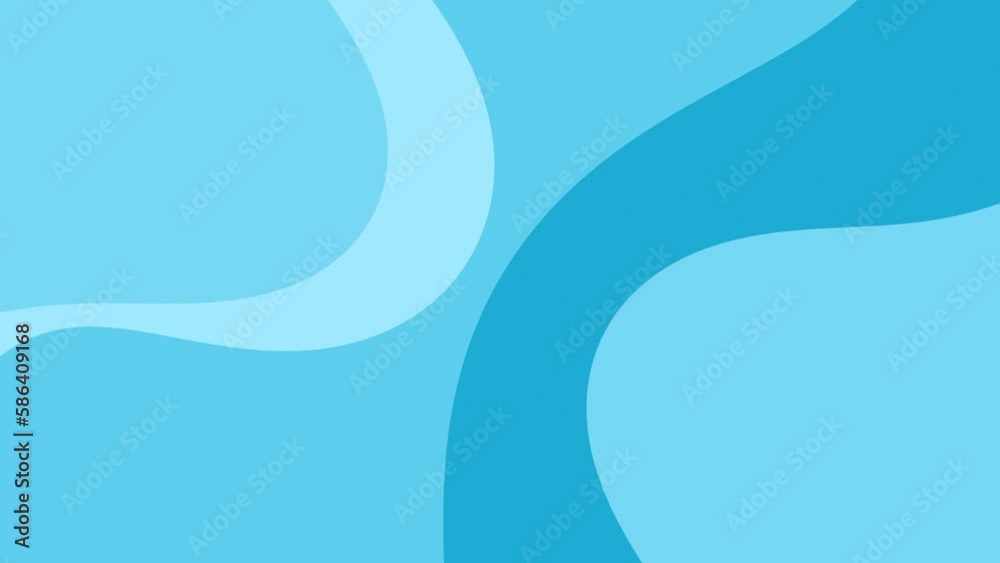 A high-quality animation featuring a blue gradient background where the ...