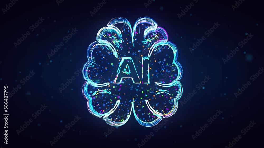 Blue Sweet Shiny Ai Artificial Intelligence Text In Brain Symbol 3d ... Blue Sweet Shiny Ai Artificial Intelligence Text In Brain Symbol 3d ...