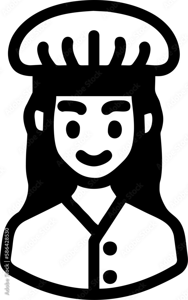 Vetor de Chef dan restoran desain logo, topi koki logo, Templat ...