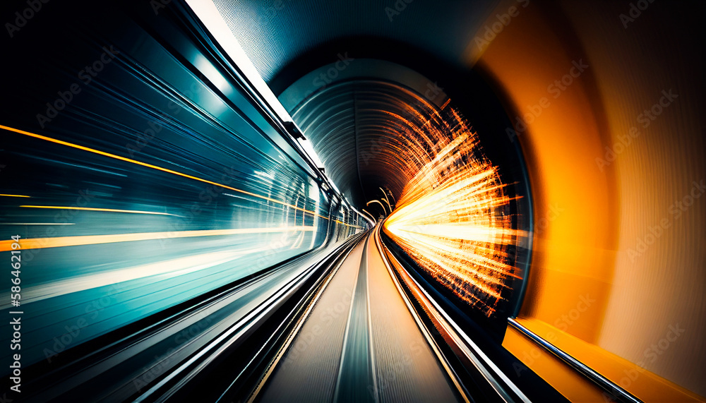 Abstract light lines of movement and speed. light ellipse. Galaxy Glint ...