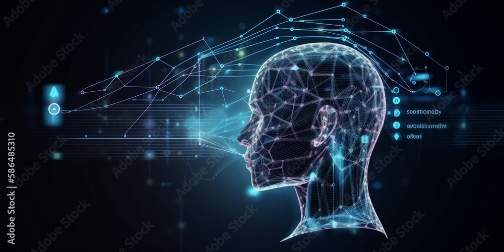 Technologische digitale Vernetzung für Kommunikation und Datenaustausch ...