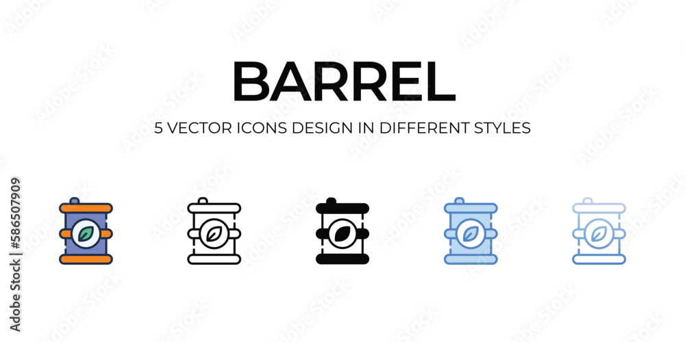 Barrel icon. Suitable for Web Page, Mobile App, UI, UX and GUI design ...
