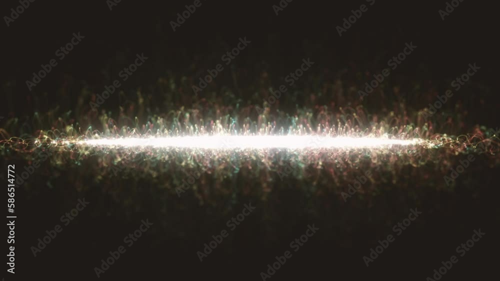 Electric Light Beam Moving Forward Background/ 4k animation of an ...