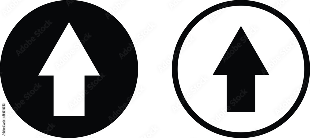 Upload icon sheet, simple trendy flat style line and solid Isolated ...