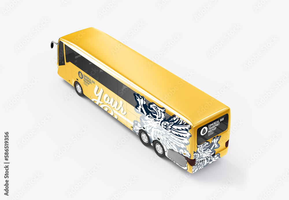 Bus Mockup Stock Template | Adobe Stock