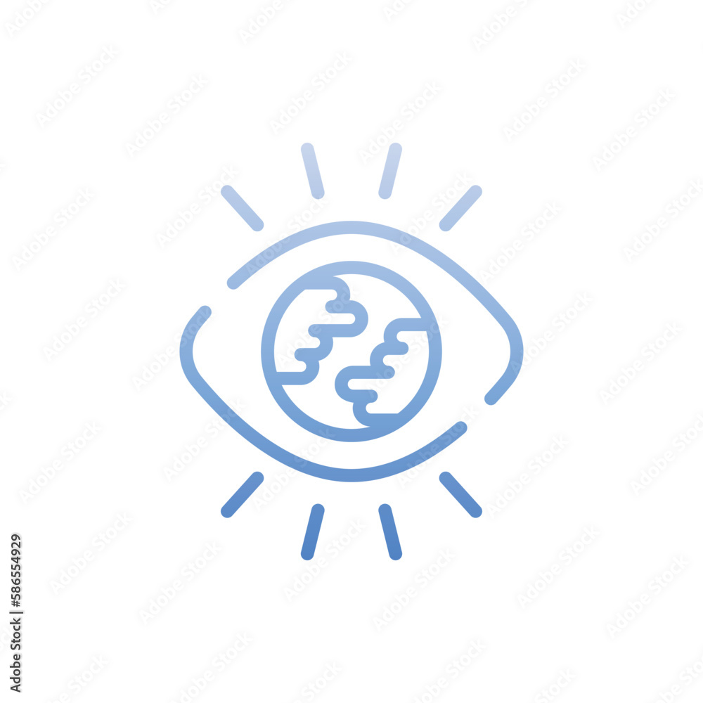 Eye icon. Suitable for Web Page, Mobile App, UI, UX and GUI design ...