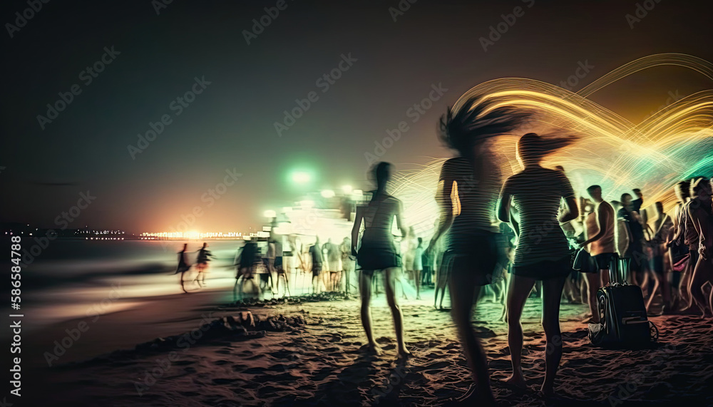 Night Beach Party Dance