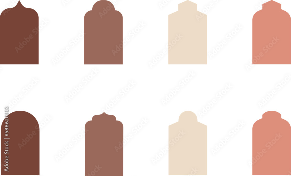 Boho Frame islamic holy day, ramadan, eid fitr, eid adha. Use for ...