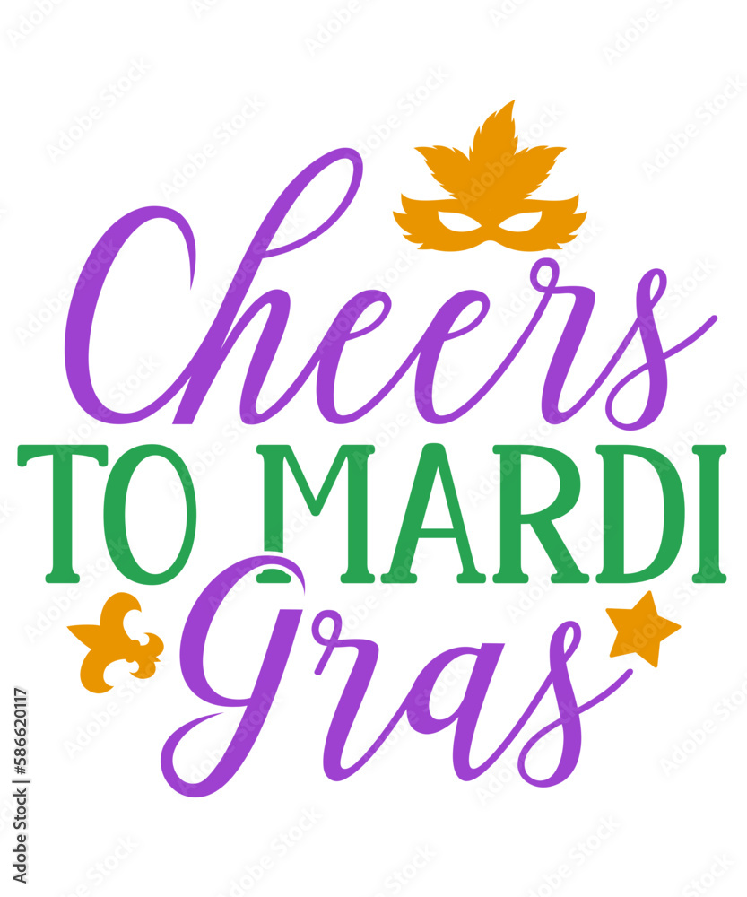 Vetor de Mardi Gras SVG Bundle, Fat Tuesday Svg, Carnival Svg, Funny ...