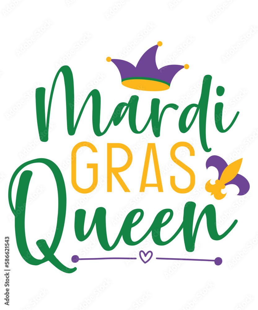 Vetor de Mardi Gras SVG Bundle, Fat Tuesday Svg, Carnival Svg, Funny ...