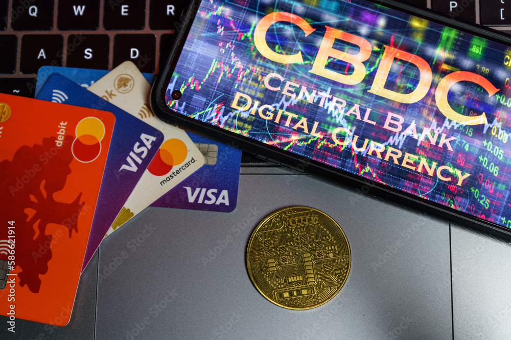 CBDC - Central Bank Digital Currency. New generation digital money ...