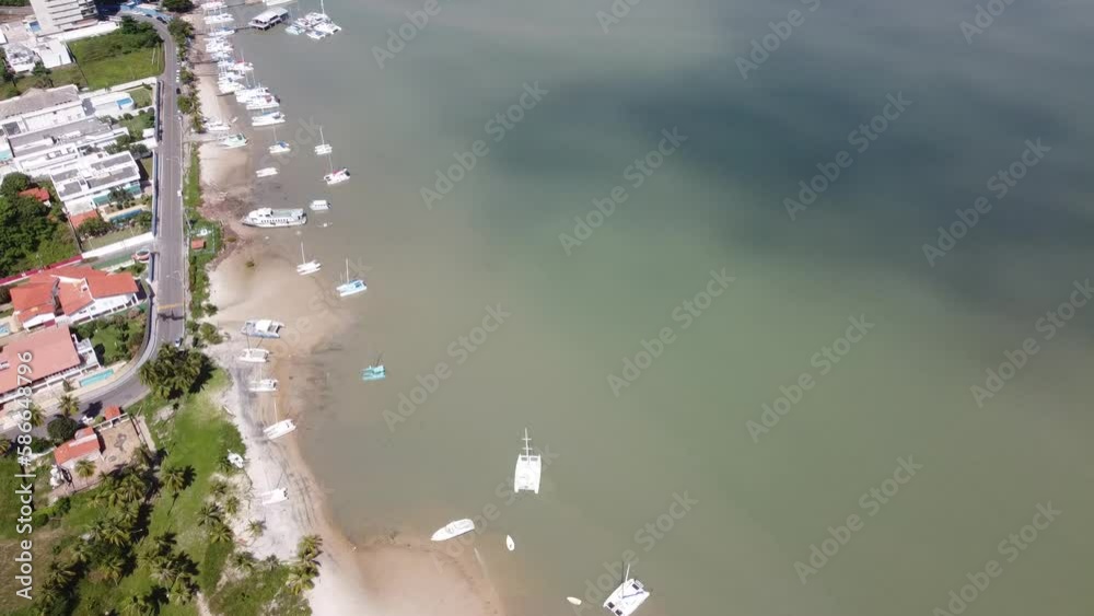 Vidéo Stock Praia Bairro Ponta dAreia Da Areia Litoral Sao Luis ...
