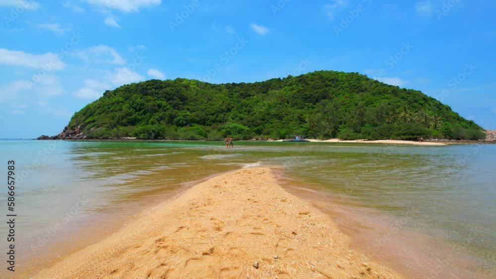 Walking on a sandbar is a unique experience, as it feels like walking ...