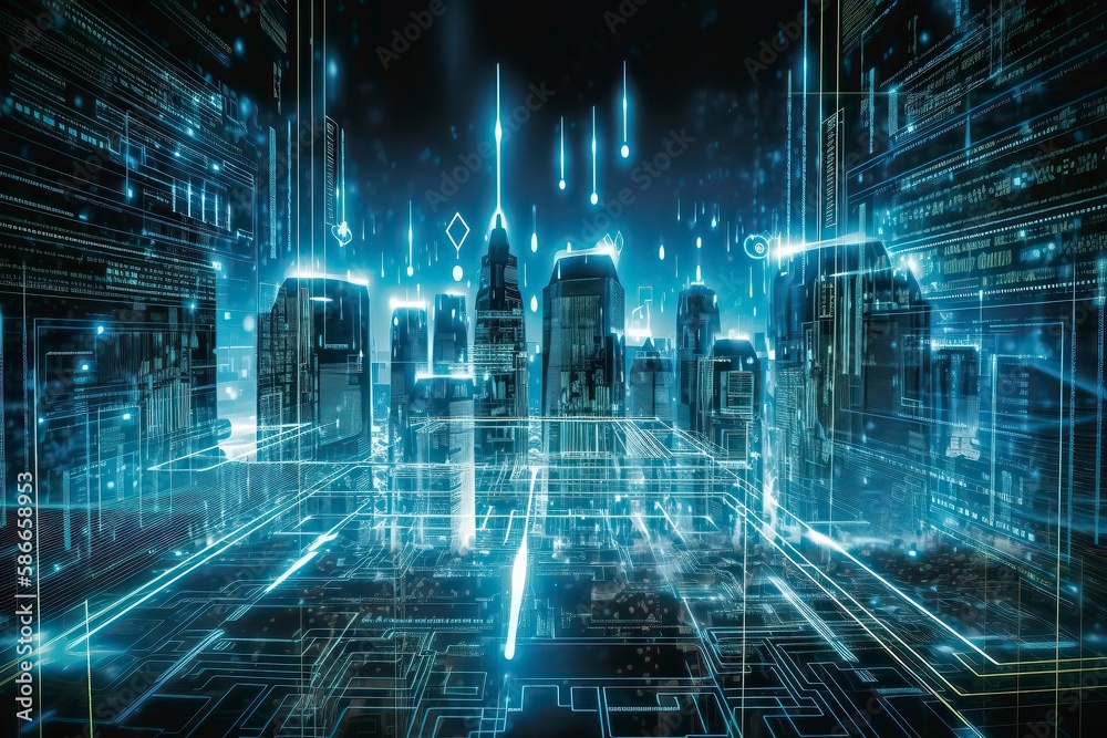 Future-Ready The Technological Skyline of a Smart City, Digital City ...