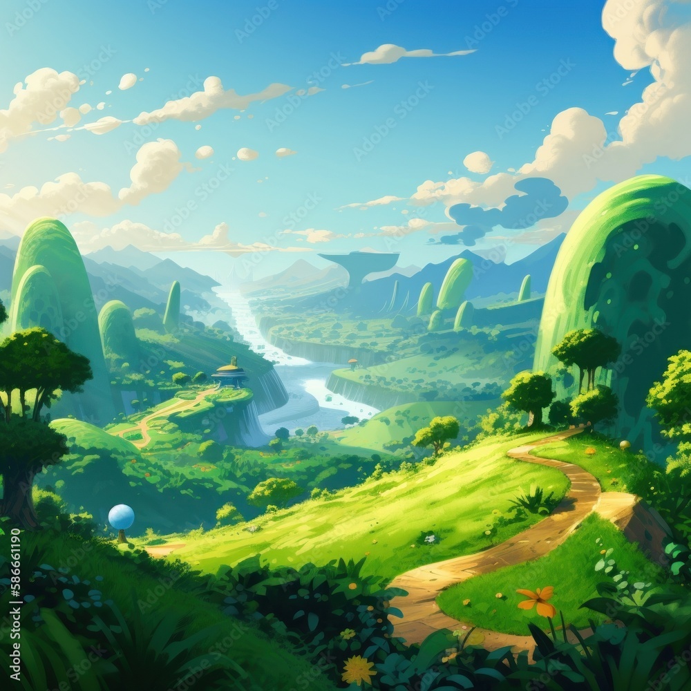 Enter a world of vibrant colors and captivating visuals with this ...