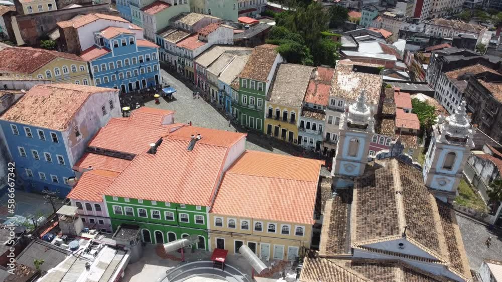 Colonial Pelô Pelourinho Salvador Turismo Turístico Igreja Católica ...