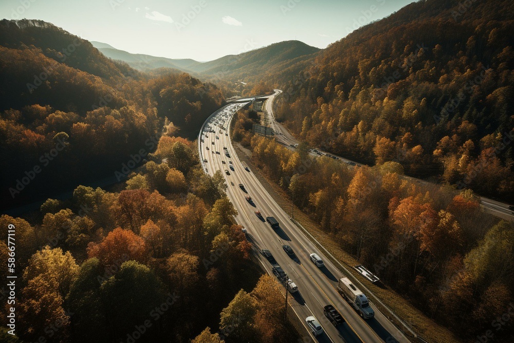 Interstate Driving View