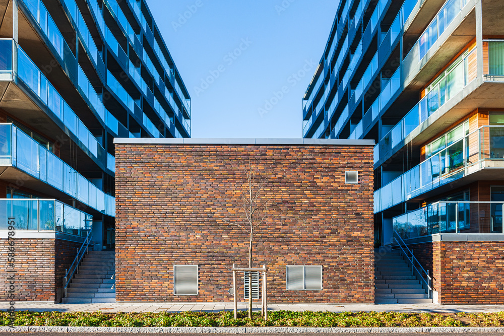 Urban Tower Block: a Citys Facade. Stock Photo | Adobe Stock