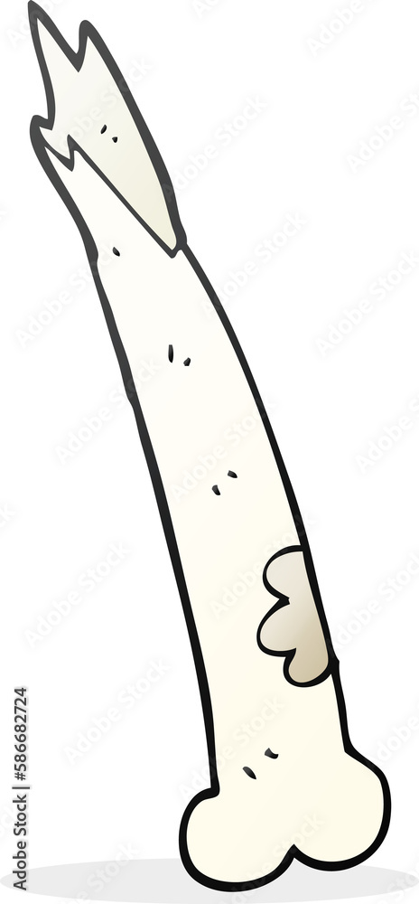 cartoon broken bone Stock Illustration | Adobe Stock