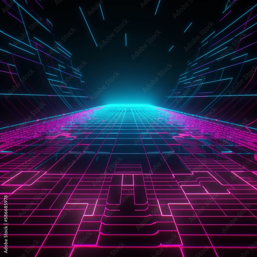 Get transported to 80s Miami with this Tron-inspired wallpaper ...