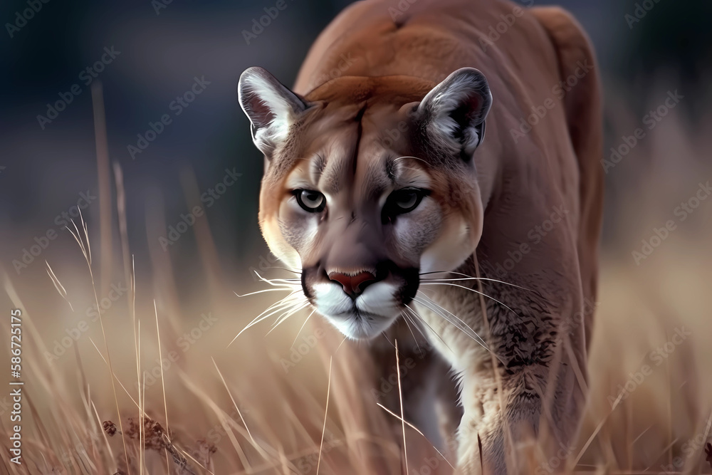 Ilustrace „Puma - Americas - A large wild cat species known for its ...