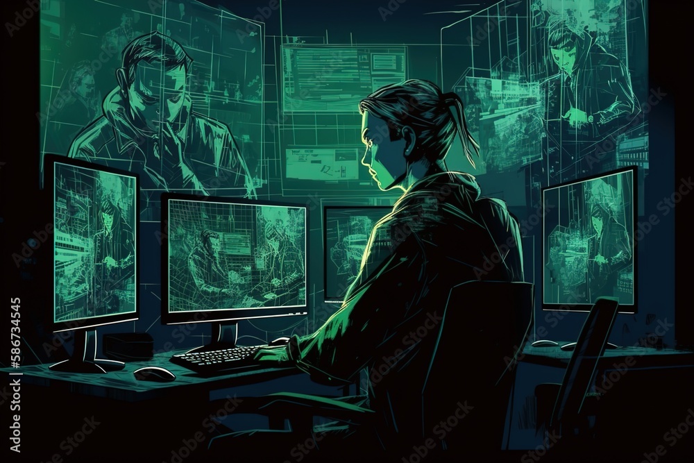 The Dark Side of Technology: A Hacker's Night in Front of a Computer ...