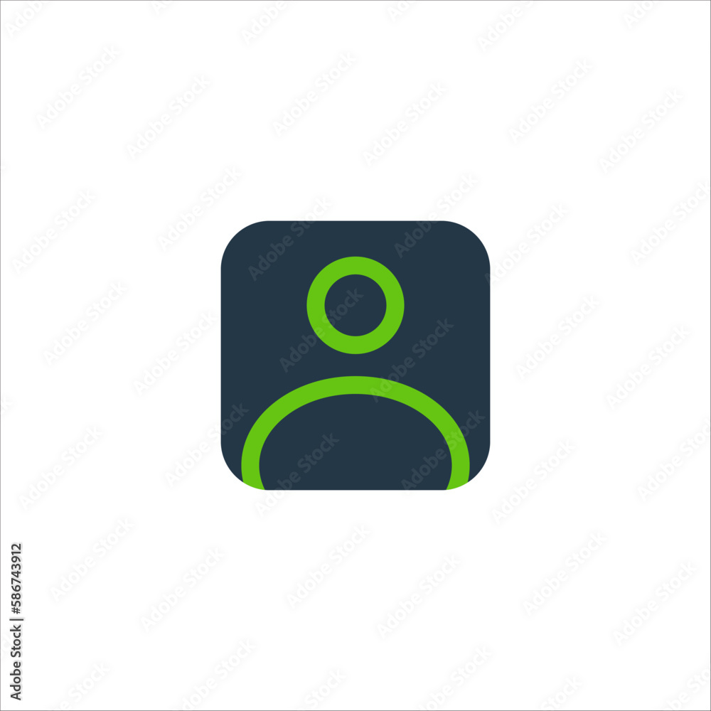 User icon. Profile account symbol icon for website design, mobile app ...