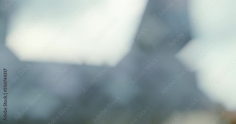 A vibrant scene of red and green, with sunlight illuminating the ...