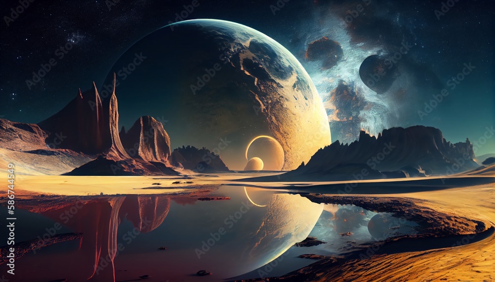 Futuristic Planet